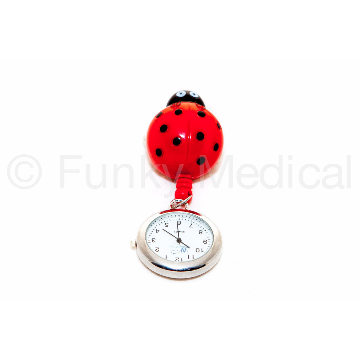 Ladybird Retractable Pull Reel Watch – Funky Nurse